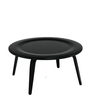 Molded plywood coffee table - Walnut